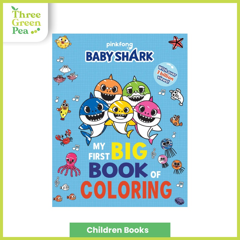 Children Colouring Activity Book | Baby Shark: My first Big Book Of ...