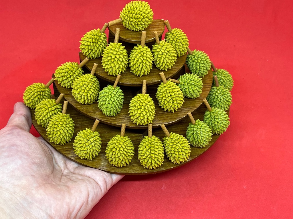 Handmade Miniature Tropical Fruit Durian, Full Durian, Dollhouse fresh ...