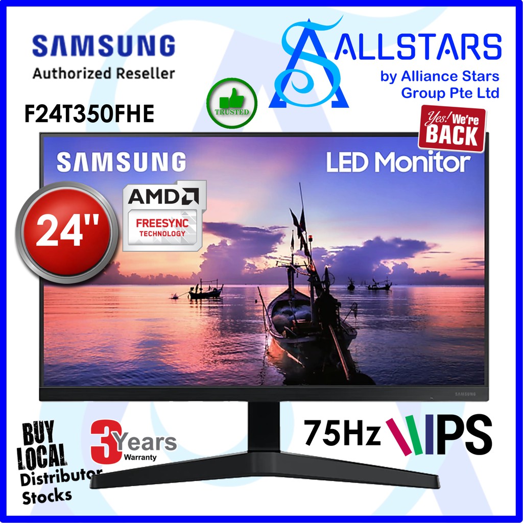 Samsung F24T350FHE 24 inch Full HD IPS Monitor / 75Hz / AMD FreeSync ...