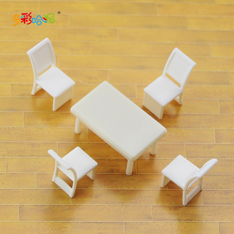 Building model material DIY sand table scene model simple square dining ...
