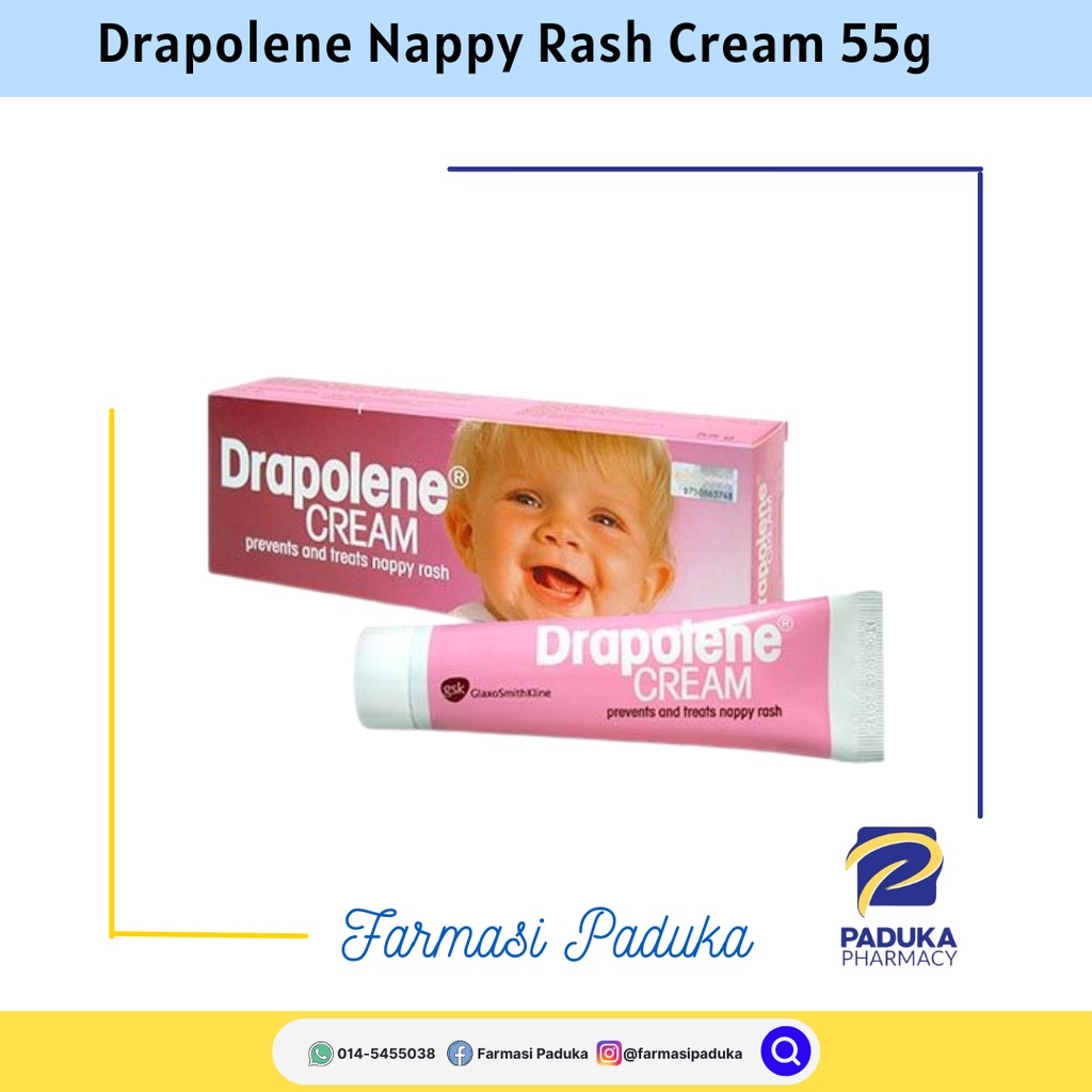 Drapolene Nappy Rash Cream (55g) | Shopee Singapore