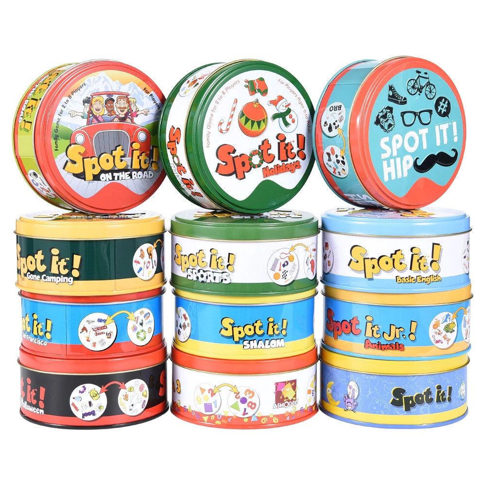 Dobble Entertaining Spot It Cards For Quick Thinking And Mania Matching ...