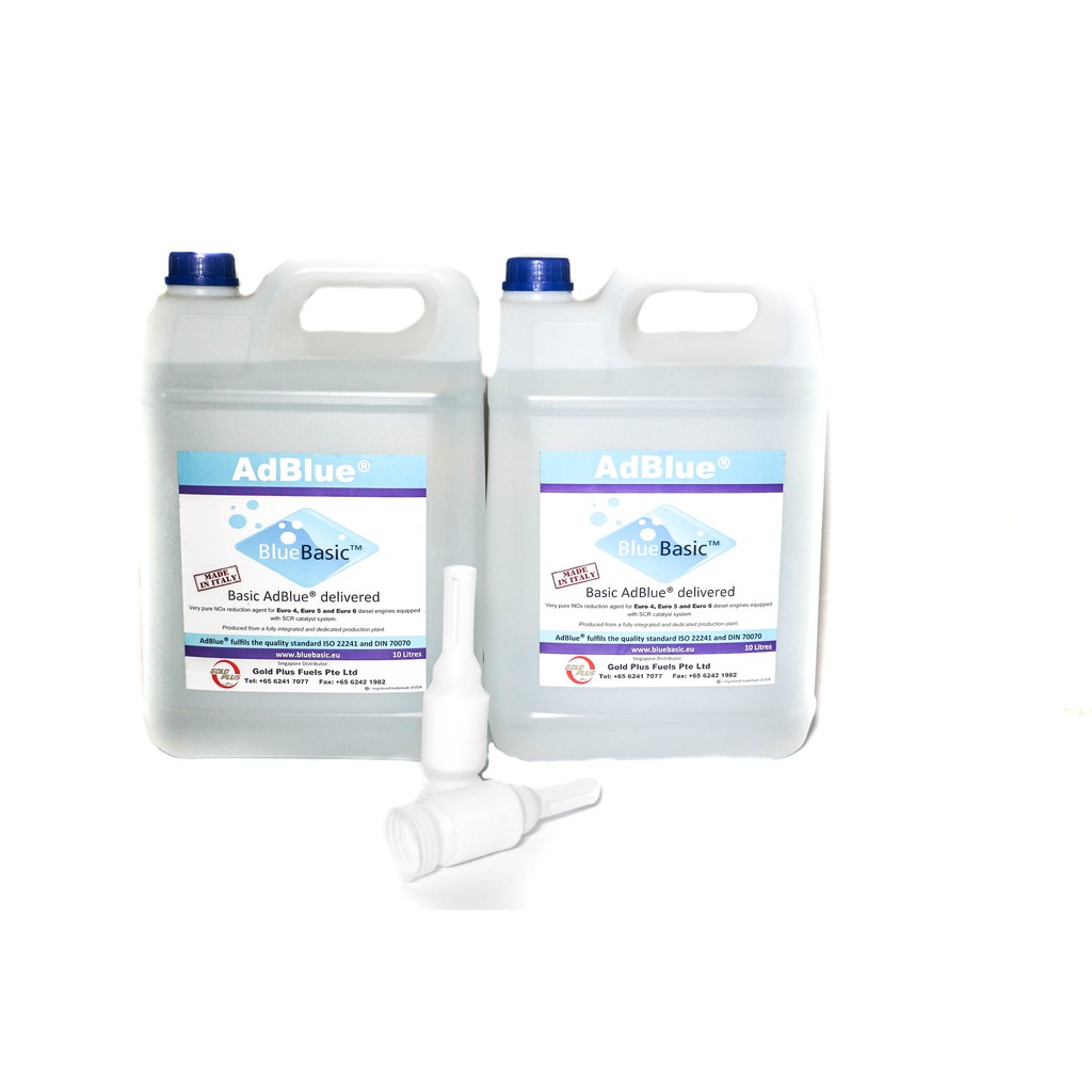 AdBlue BlueBasic Diesel Exhaust Fluid 2 x 10L - MADE IN ITALY | Shopee Singapore