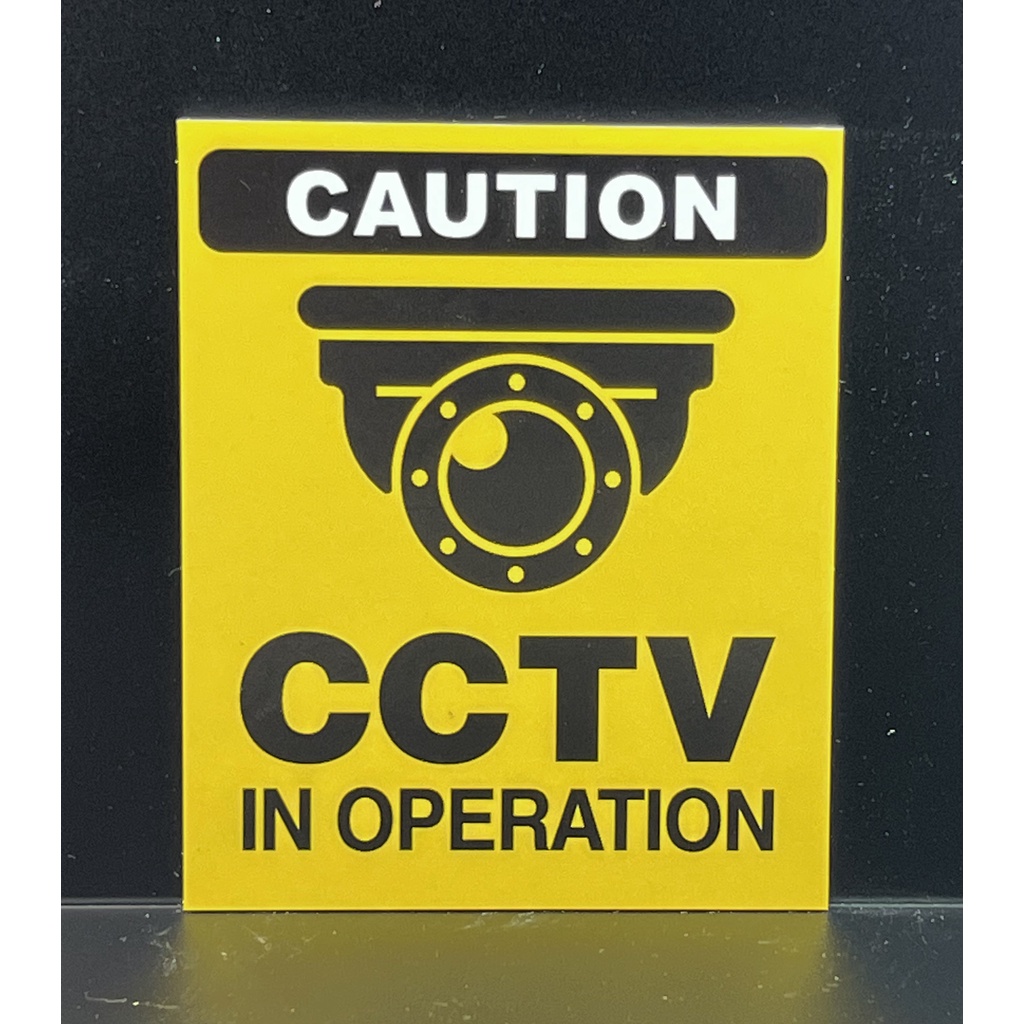 CAUTION CCTV IN OPERATION SIGN/SIGNAGE | SURVEILLANCE SIGN, SECURITY ...