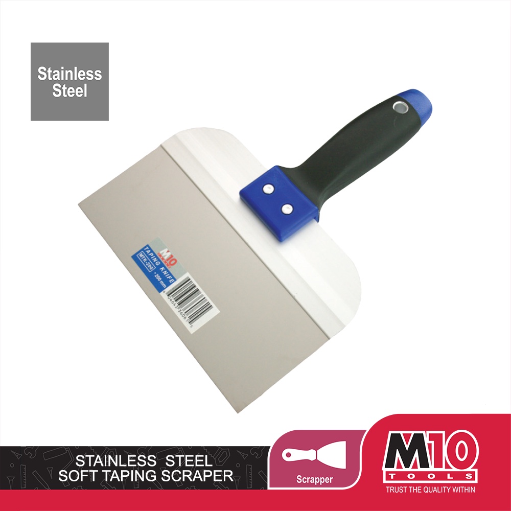 M10 Stainless Steel Soft Taping Scraper (8"/10"/12") | Shopee Singapore