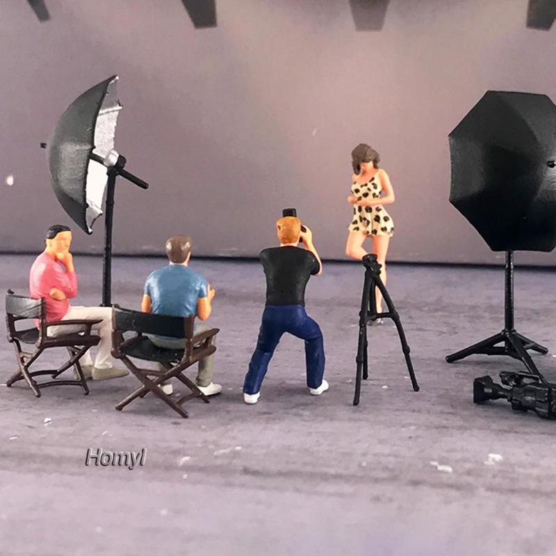 [HOMYL] 1/64 Figures Talking Scene Tiny People Miniature for Dioramas ...