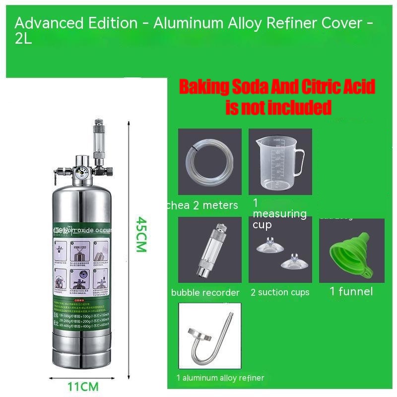 Carbon Dioxide Generator Refiner Set Water Plant Fish Tank CO2 Special ...