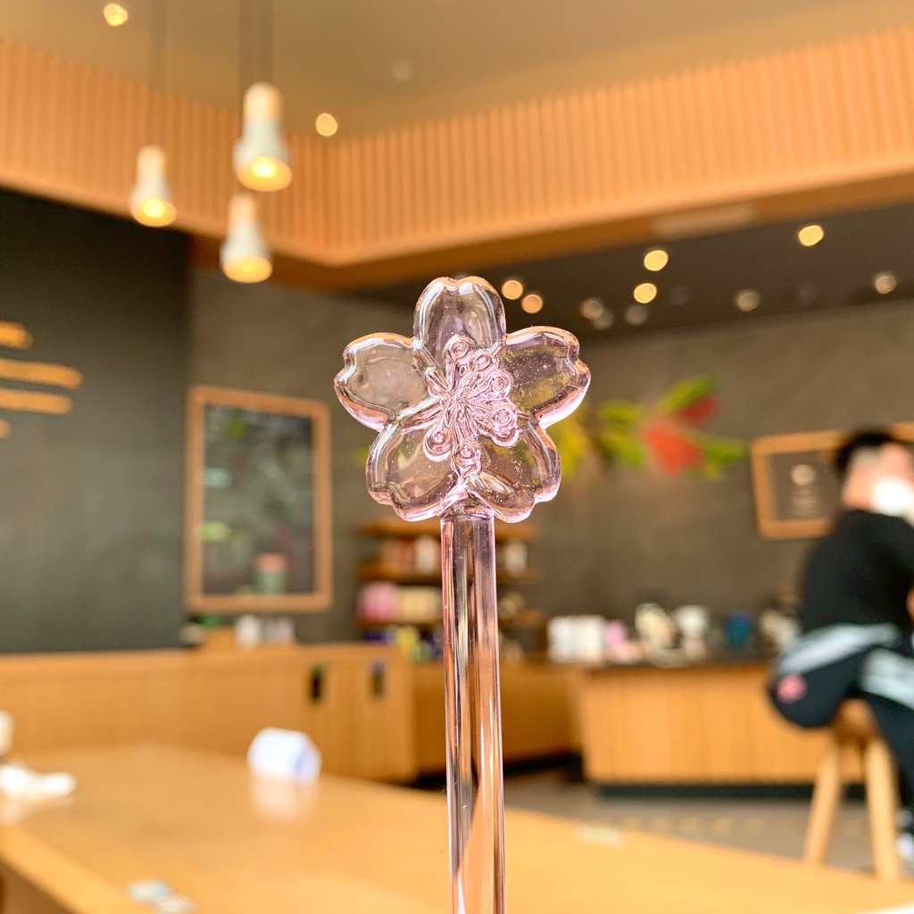 New sakura glass stirrer pink cute cat paw glass stirring rod | Shopee ...