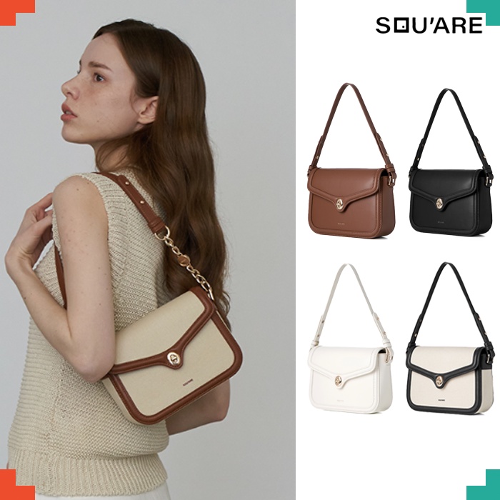 Square Line Amber bag - S022 (10 colors) (Chain present) | Shopee Singapore