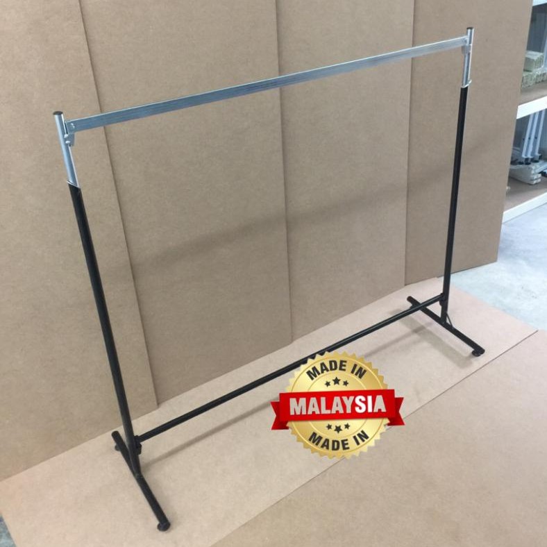 Clothes Stand / L3'ft /BLACK & SILVER / Clothes Rack/ Baju Rak ...