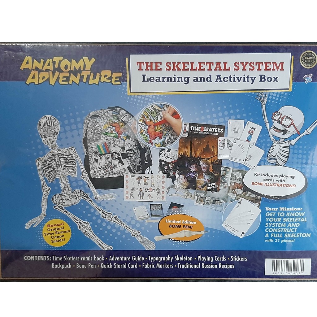 Anatomy Adventure The Skeletal System Learning and Activity Book ...