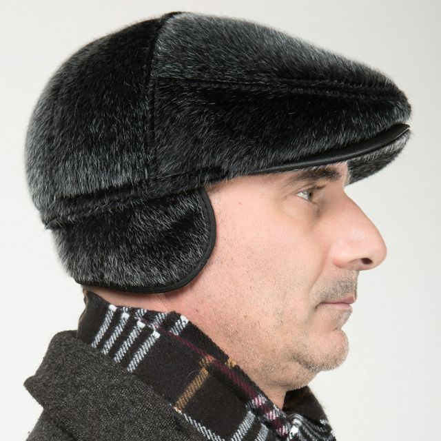 [REAL PHOTO]Middle-aged Men's Berets and Berets with ear covers ...