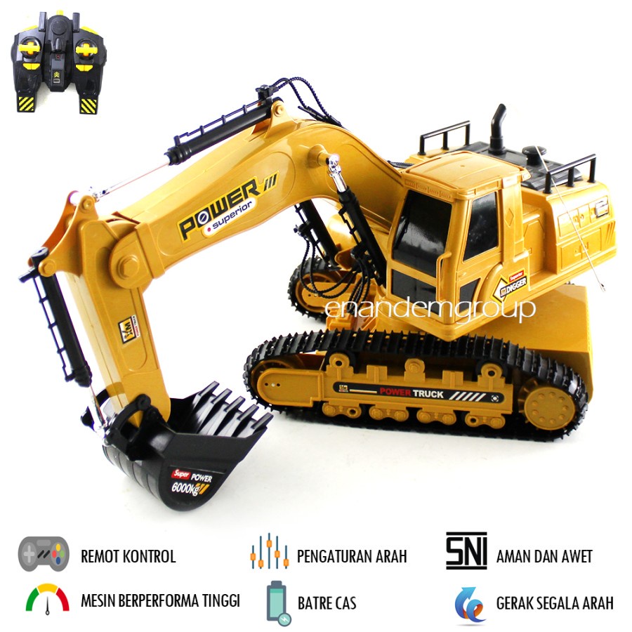 Beko Beco Excavator Performance RC Remote Control Car Toy (Large ...
