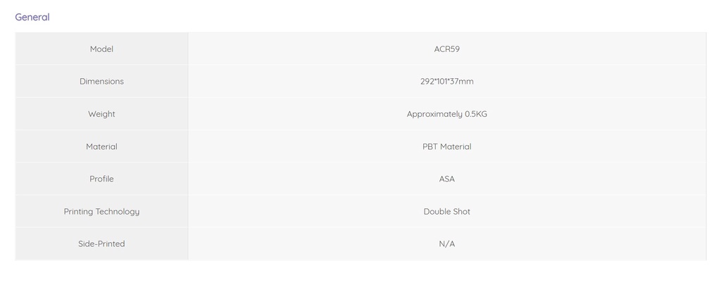 AKKO ACR 59 Key RGB-Backlight Wired Mechanical Keyboard, Hot-Swappable ...