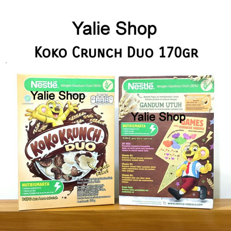 Nestle Koko Krunch/Coco Crunch Duo Cereal 170gr Kokokran Cereal 170 gr ...