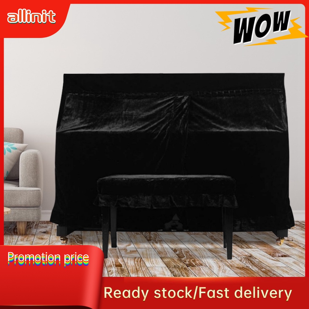 Allinit Full Upright Piano Cover Dust Sun Guard Waterproof Cloth ...
