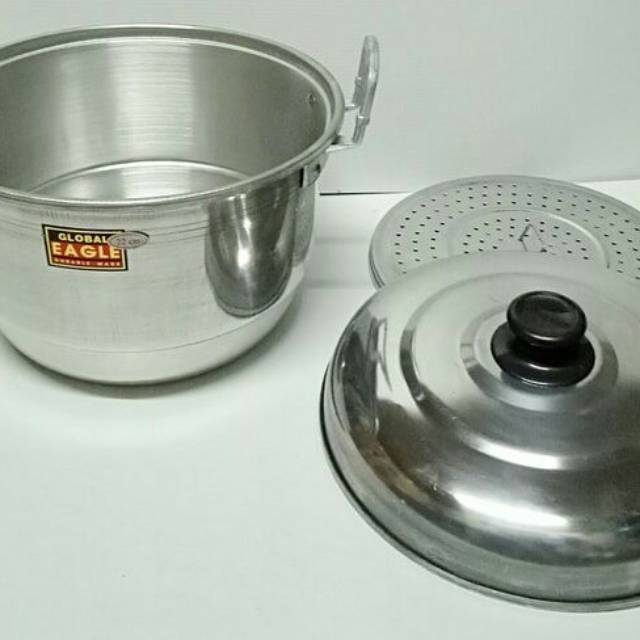 Global Eagle Steamed Rice Boiler Pot / langseng no 20 cm 22 cm and 24 ...