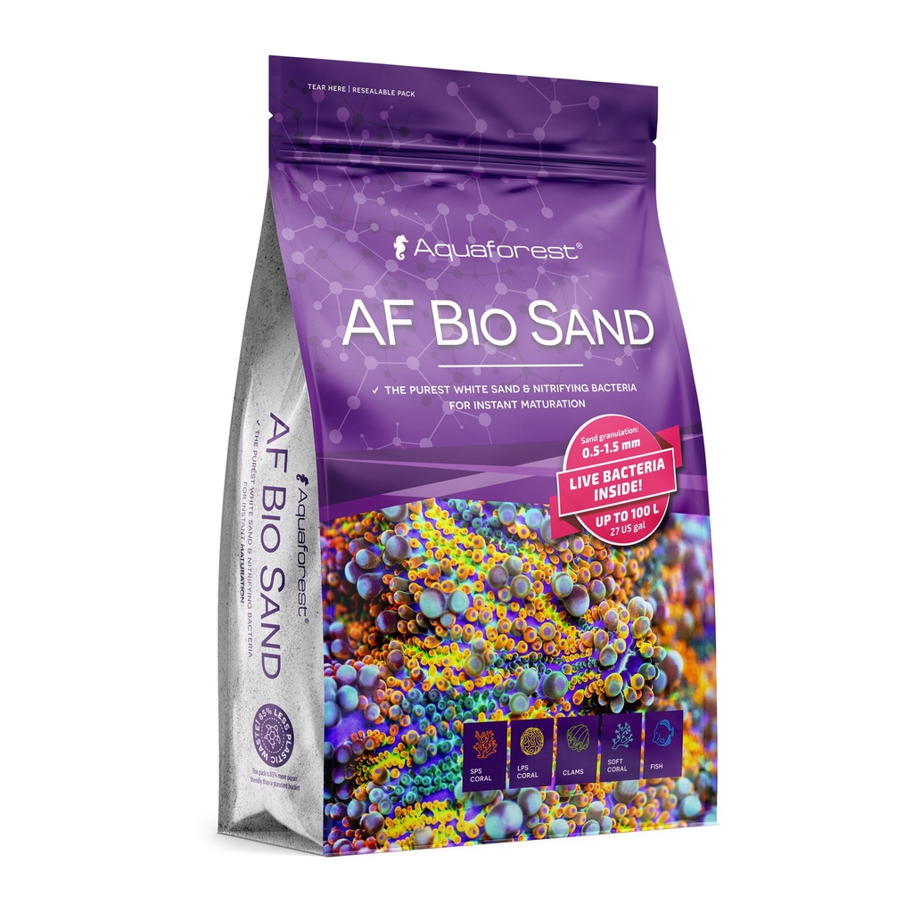 Aquaforest Bio Sand (w/ Live Bacteria) (7.5kg/10kg) | Live sand ...