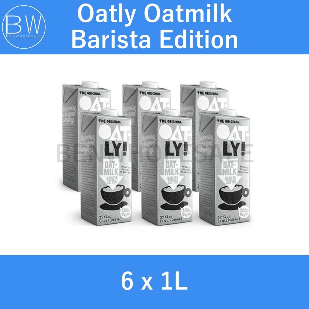 Oatly Barista Edition Oat Milk Oat Drink 6 x 1L Carton | Shopee Singapore