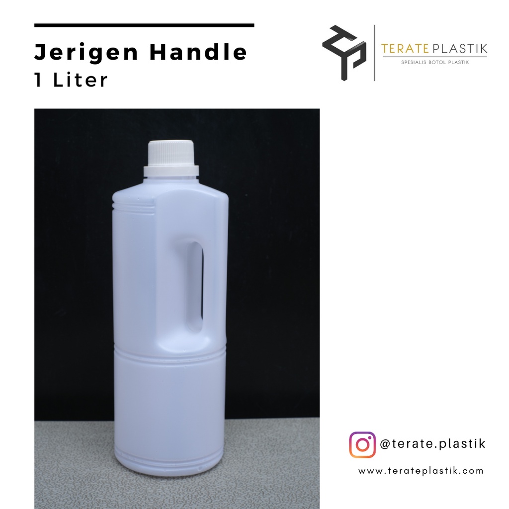 1l Handle Plastic Jerry Can | Jerican/jerrycan HDPE 1 Liter | Food ...