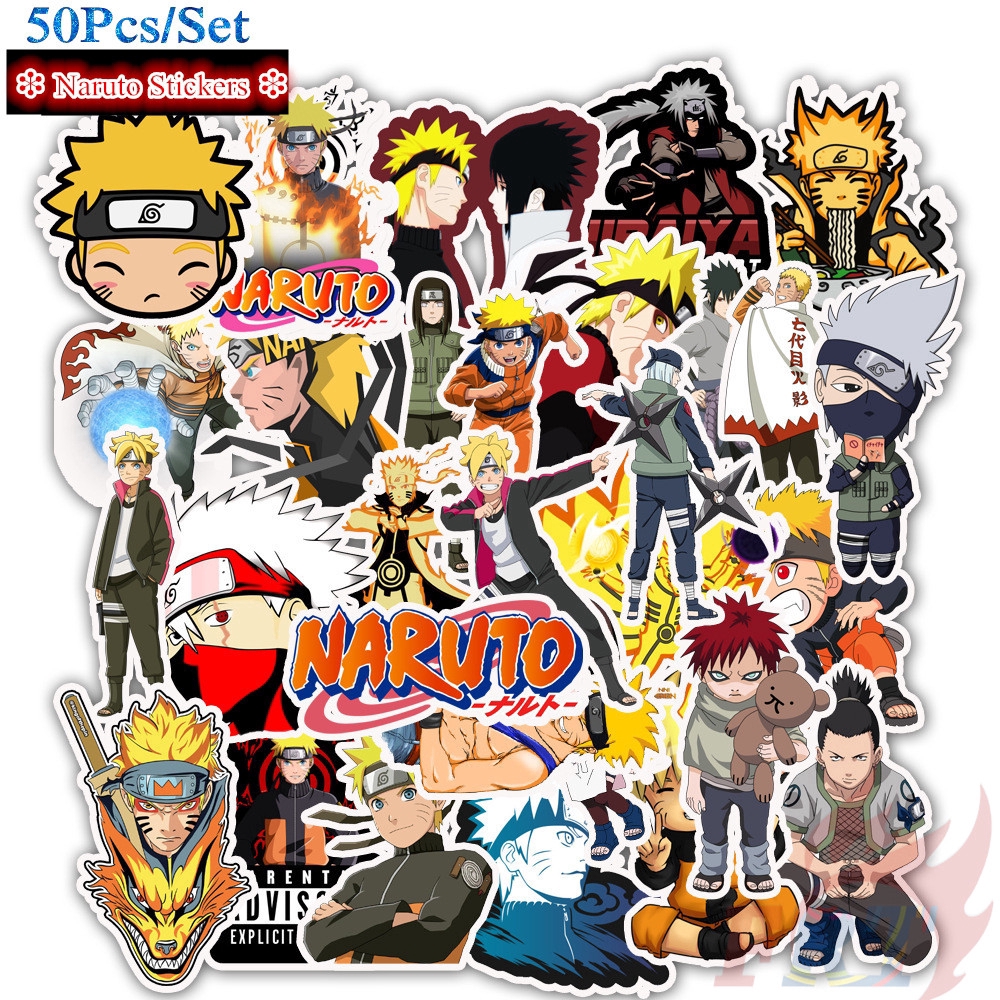 Naruto - Series 01 Anime Stickers 50Pcs/Set Uzumaki Naruto Uchiha ...