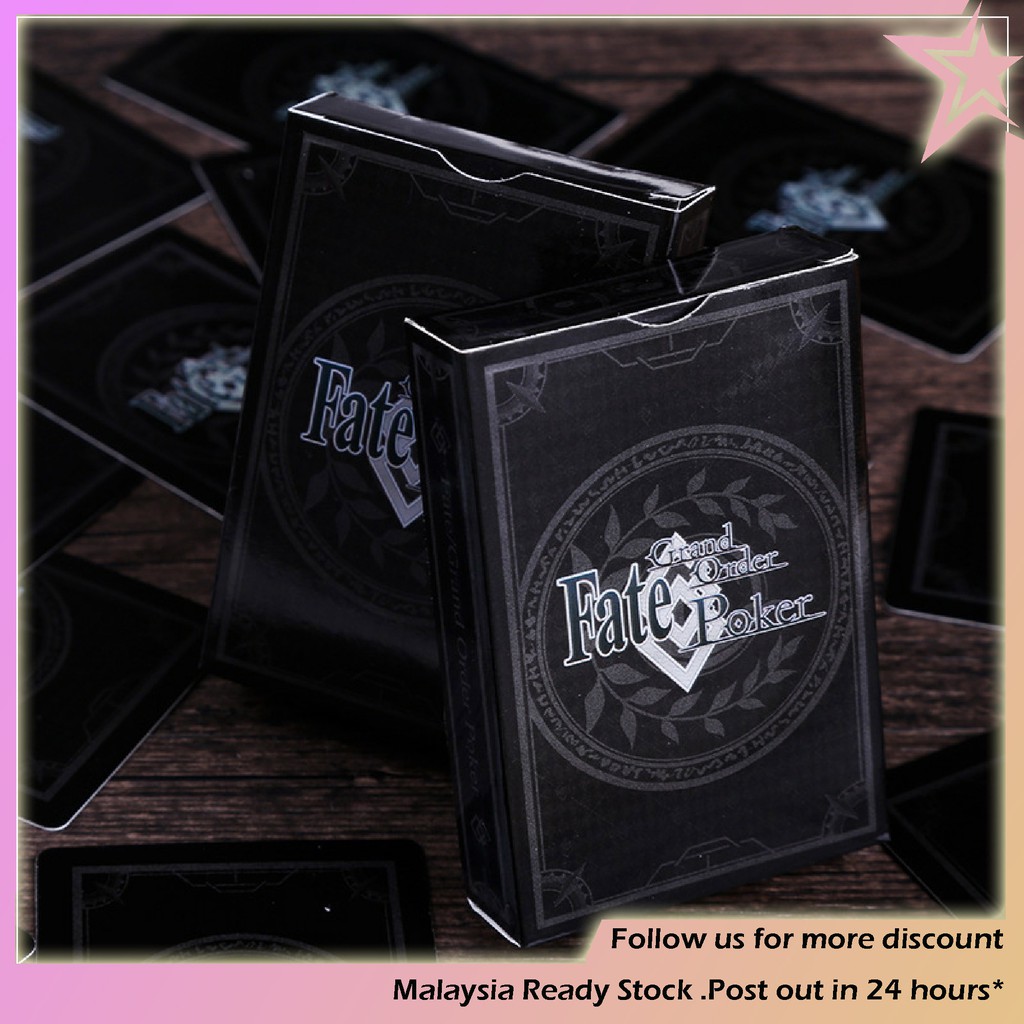 FGO Fate Grand Order Fate Stay Night Poker Card New version 1-6 Extra ...