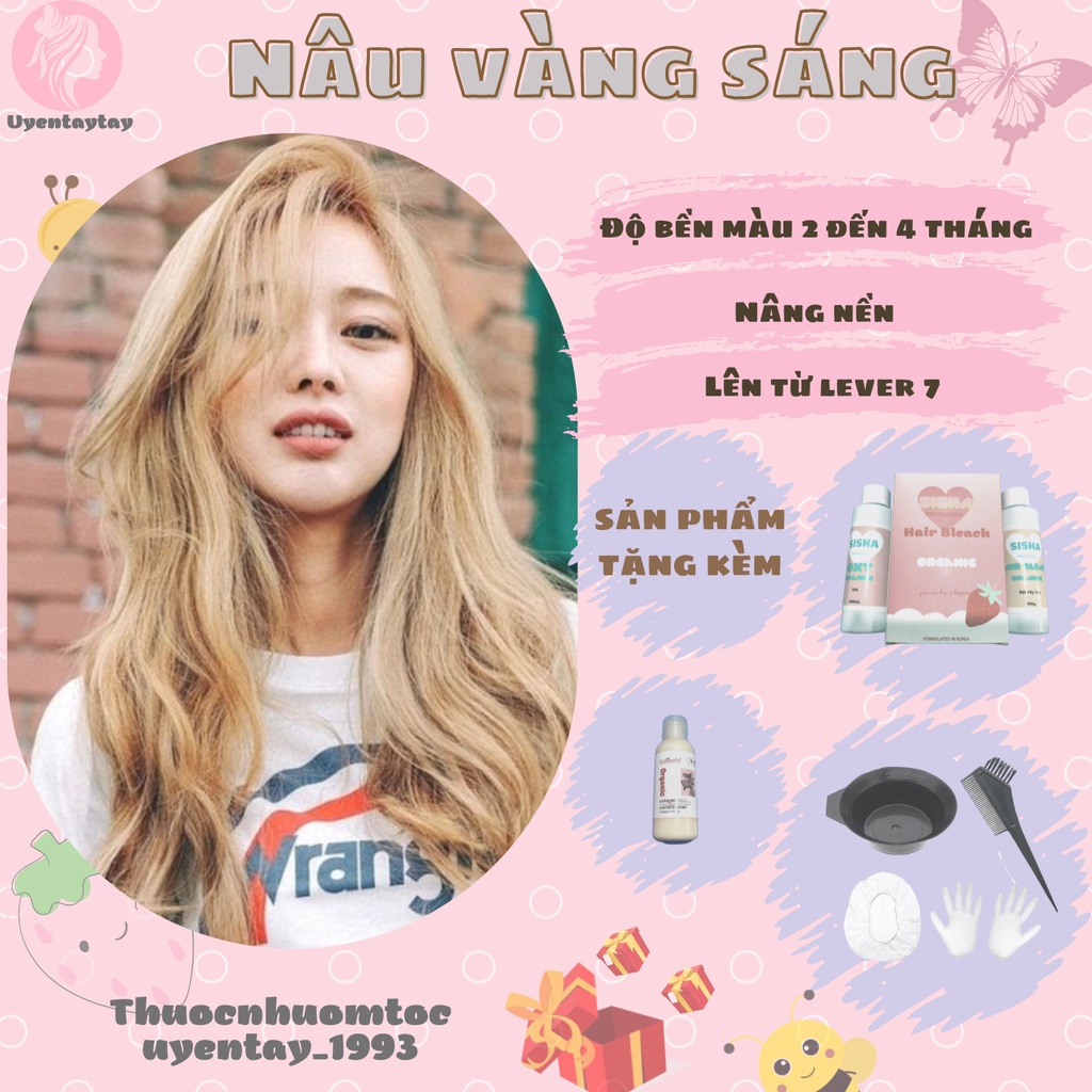 Light Yellow Brown Men'S And Women'S Hair Dye At Home With Oxygen Dye ...