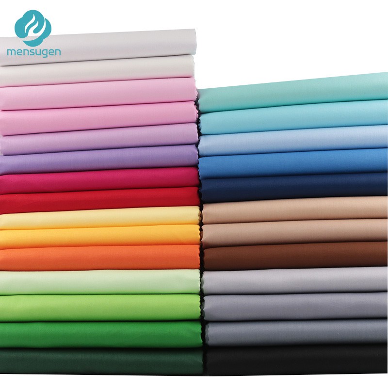 100% Cotton Fabric, Kain Cotton,Plain Color Cloth,Dress Cloth | Shopee ...