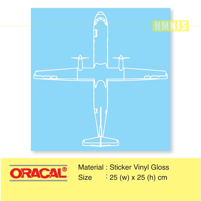 Big Size ATR Airplane Sticker, ATR Cutting Sticker, ATR Airplane ...