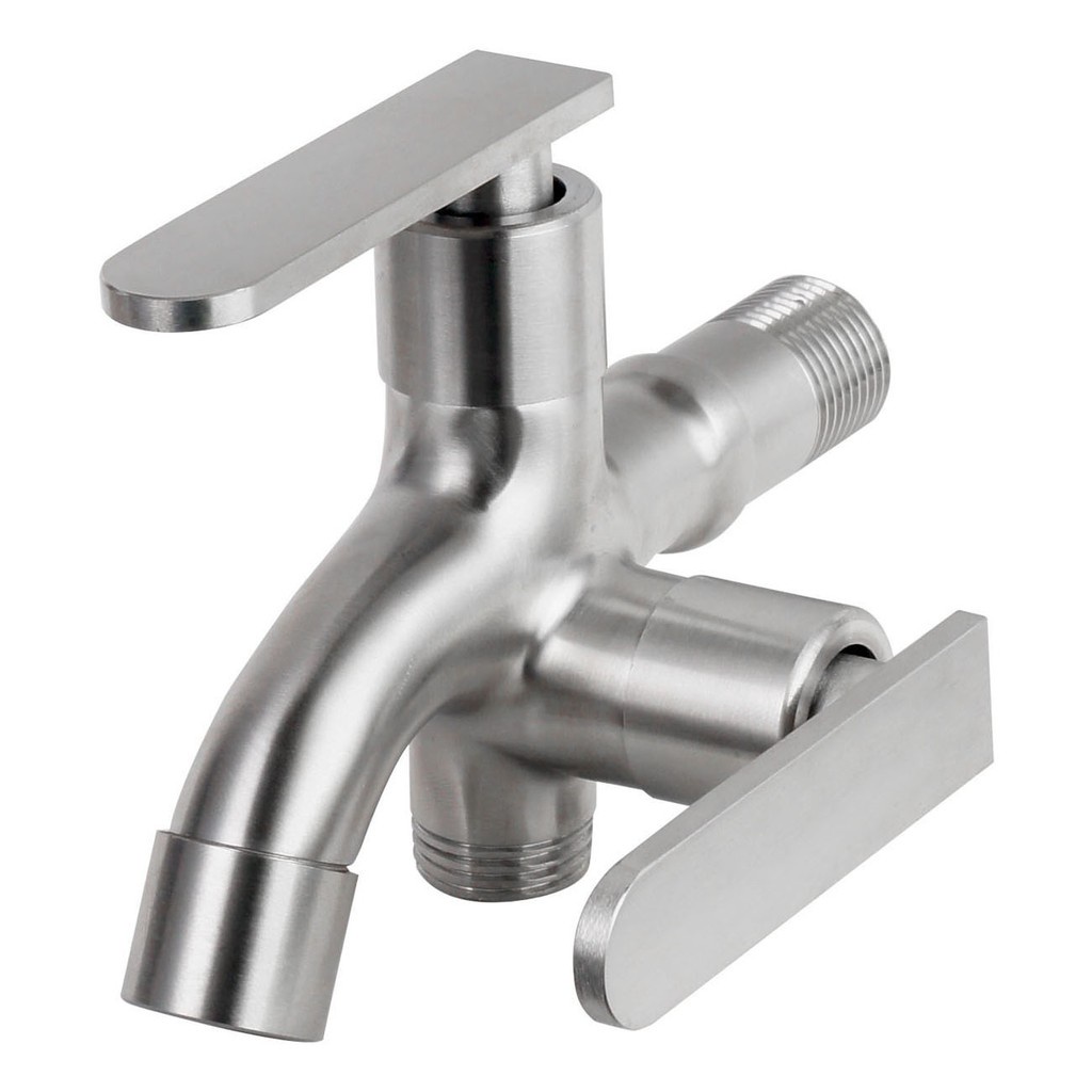 SUS304 STAINLESS STEEL KITCHEN & BATHROOM DOUBLE TAP, MULTIFUNCTIONAL ...