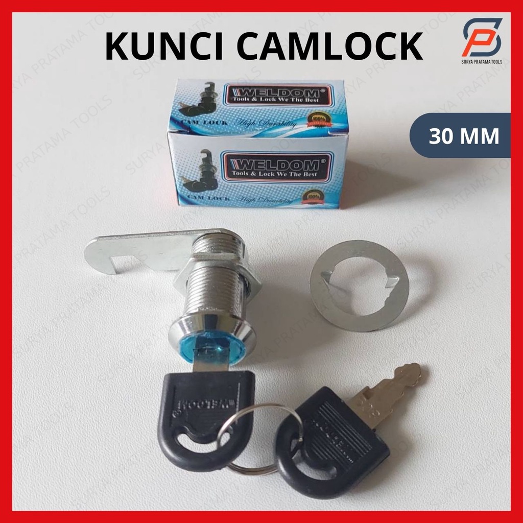30 mm Camlock Key / Cupboard Drawer Lock / Weldom Locker Lock | Shopee ...