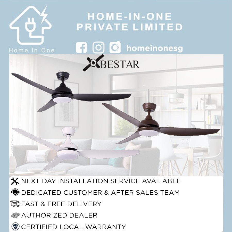 [OPTIONAL INSTALLATION AVAILABLE] BESTAR STAR-3 DC MOTOR CEILING FAN ...