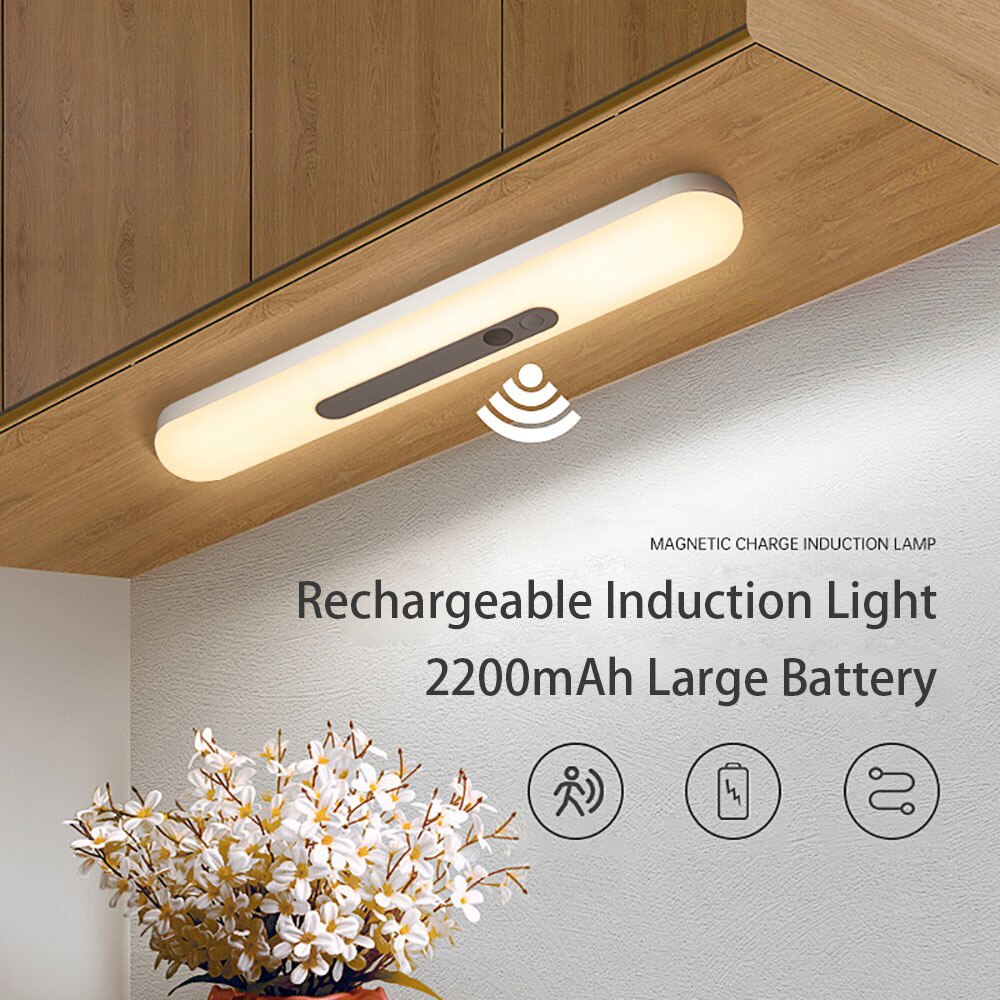 LED Multifunction Induction Lights Wardrobe Upstairs Bedside Motion ...