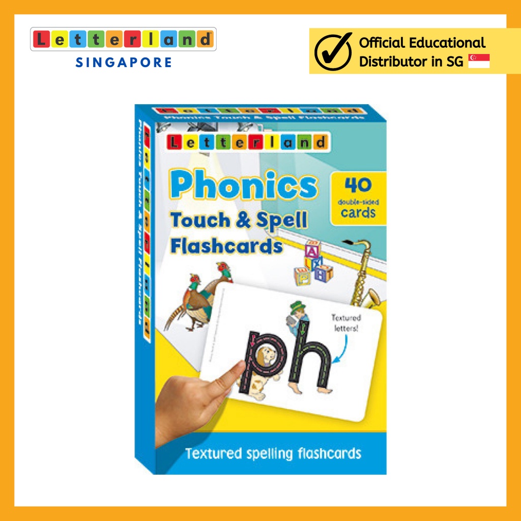 Letterland Phonics Touch & Spell Flashcards | Shopee Singapore