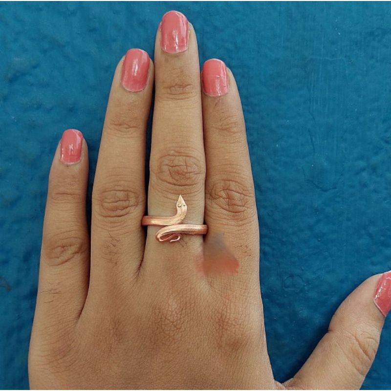 Copper Snake Ring- adjustable type. 1 pc | Shopee Singapore