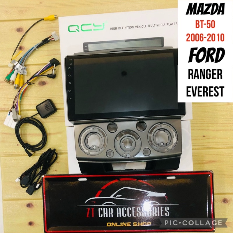 Ford Ranger/Everest Mazda Bt50 2006-2010 9inch QCY Android Head unit ...