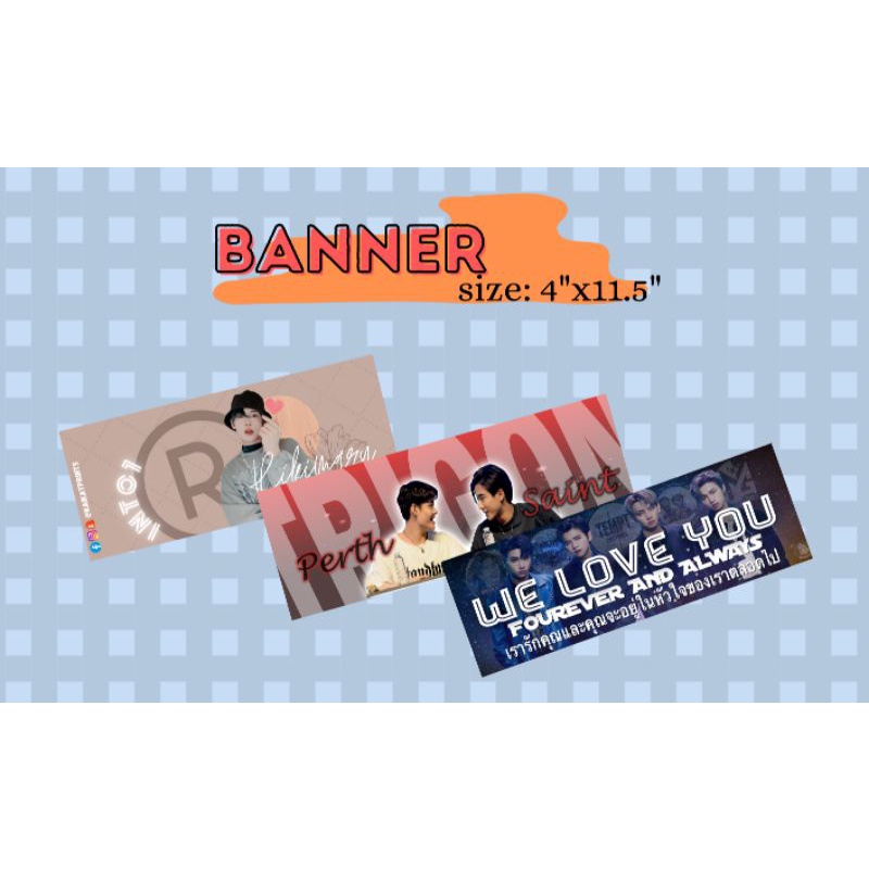 HAND BANNERS (PLS READ DESCRIPTION) | Shopee Singapore