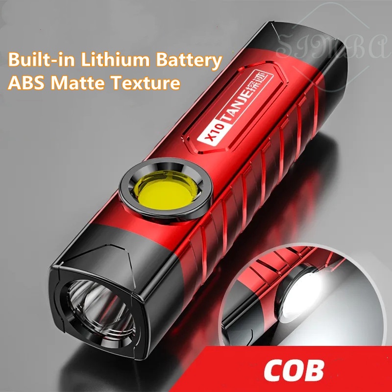 New ABS Bright Flashlight Outdoor Use High Light Pen Folder Torch Light ...