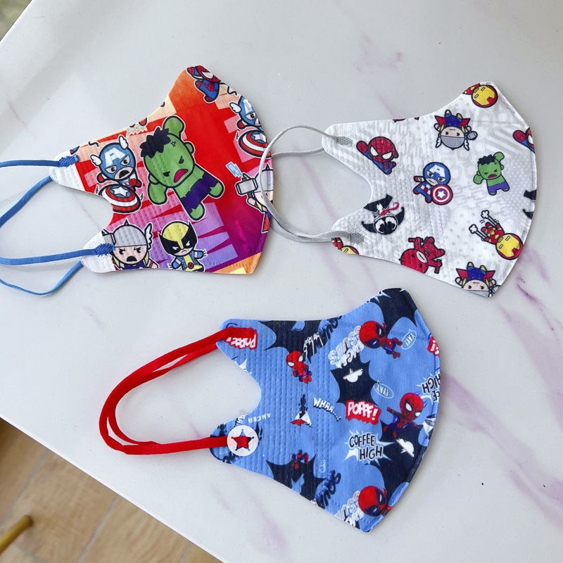 Individually Packaged Marvel 3D Printed Mask Spiderman Cartoon Mask 4 ...