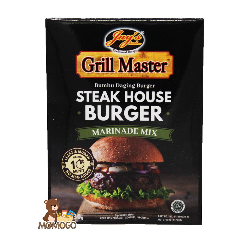 Jay's Grill Master STEAK HOUSE BURGER | Shopee Singapore