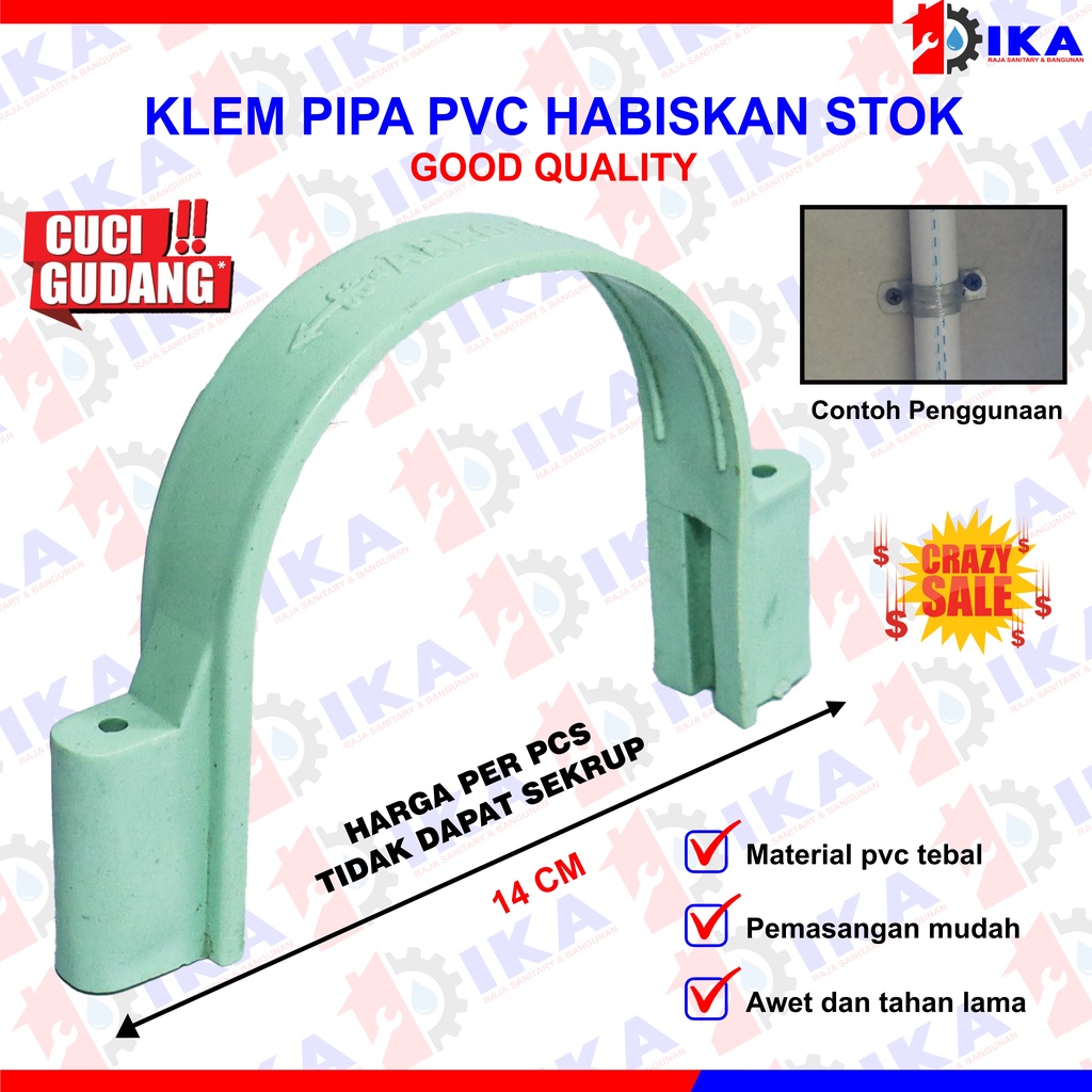 Crazy | 3“ Pvc Pipe Clamps Per PCS / 3 Inch Plastic Water Pipe Clamps ...