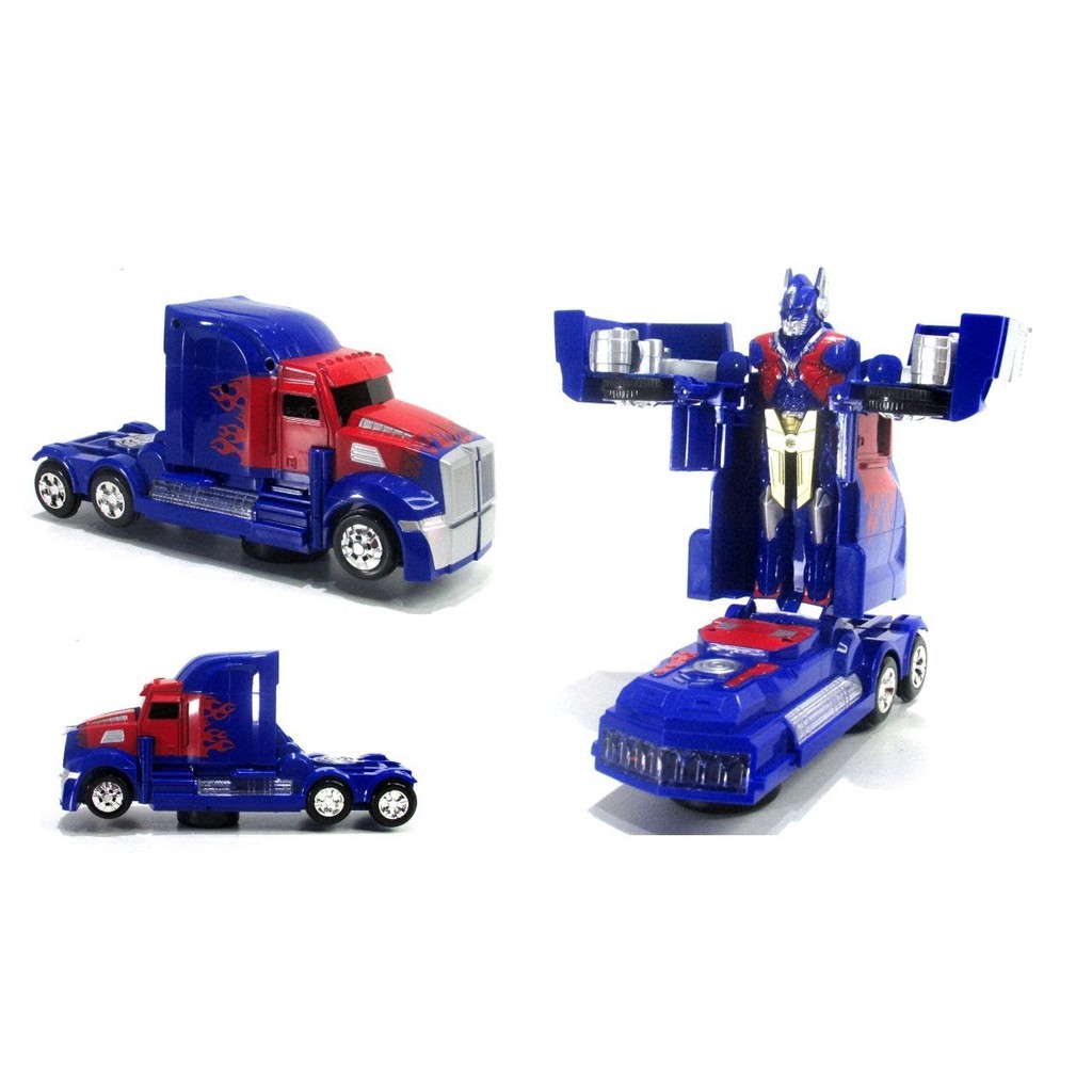 Optimus Prime Robot Truck Toy Car Can Be A Cute Automatice Robot ...