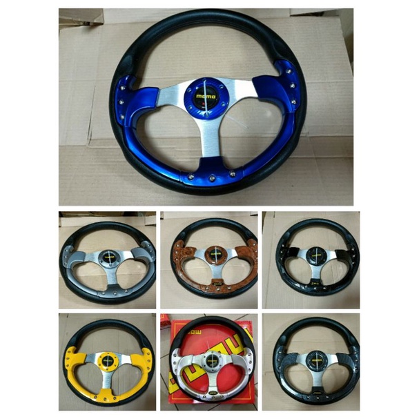 Momo 14 inch universal car racing steering wheel | Shopee Singapore