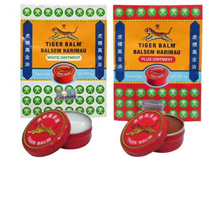 Tiger Balm Ointment 4g (White/Red) | Shopee Singapore