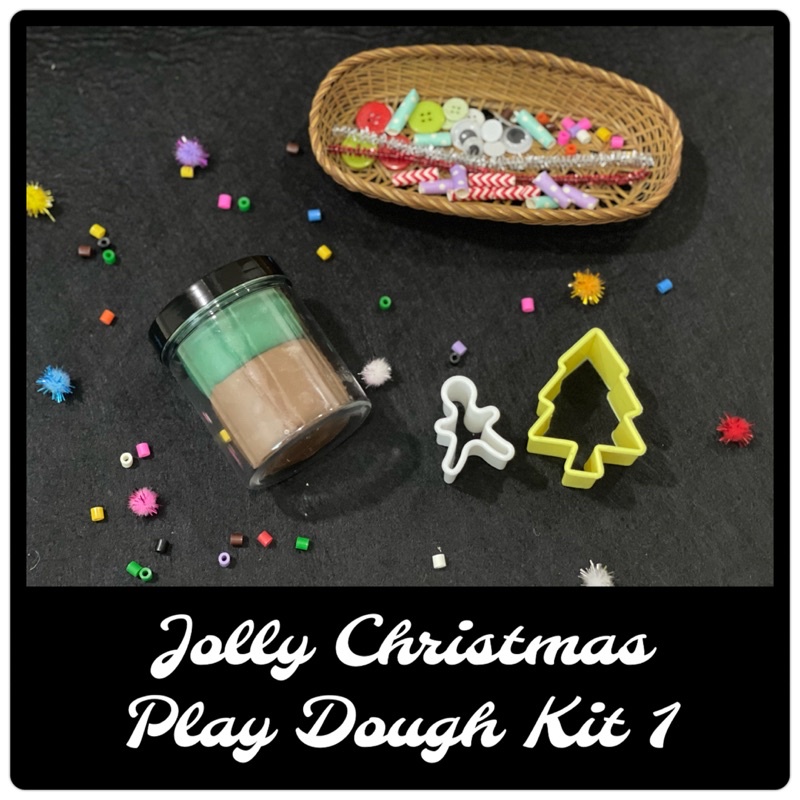 JOLLY CHRISTMAS PLAY DOUGH KITS | CHRISTMAS PLAY DOUGH | SENSORY ...