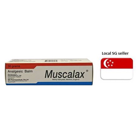 Muscalax Analgesic Balm 30G, Expiry 01/2025 | Shopee Singapore