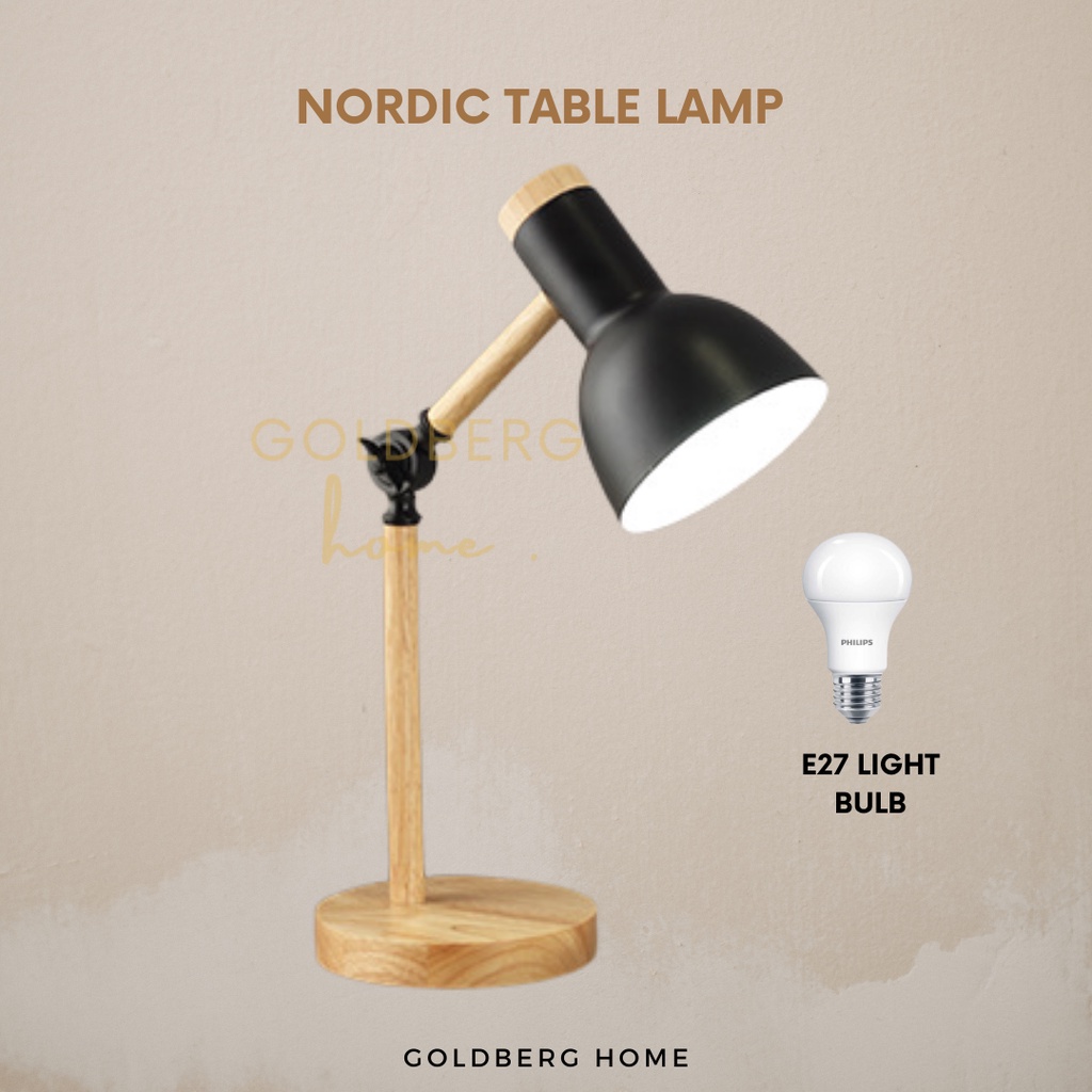 Taka Nordic Table Lamp- with SG safety 3pin plug - Bedroom | Goldberg ...