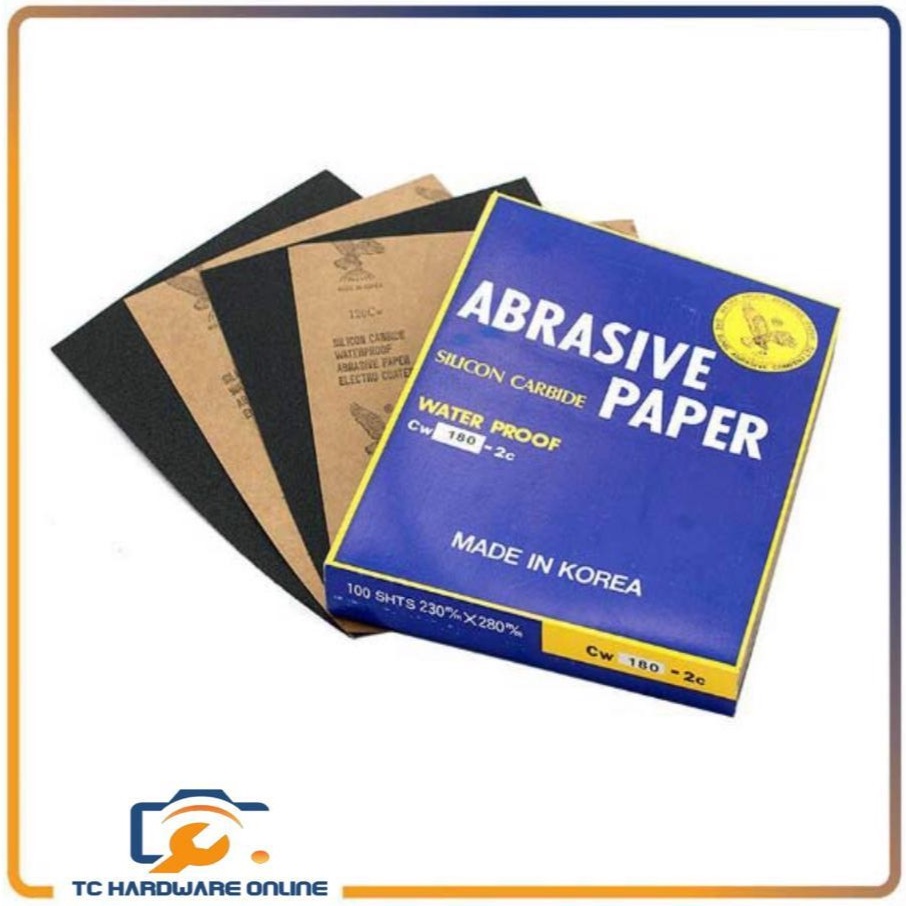 EAGLE Sandpaper Waterproof Abrasive Paper Sand Paper Dry / Wet (Grit ...
