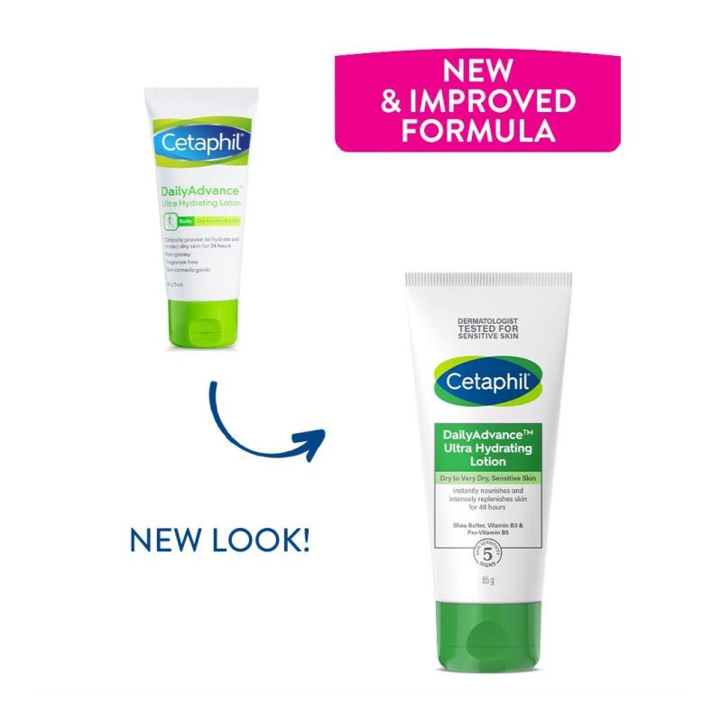 CETAPHIL Daily Advance Ultra Hydrating Lotion 85g Face & Body ...