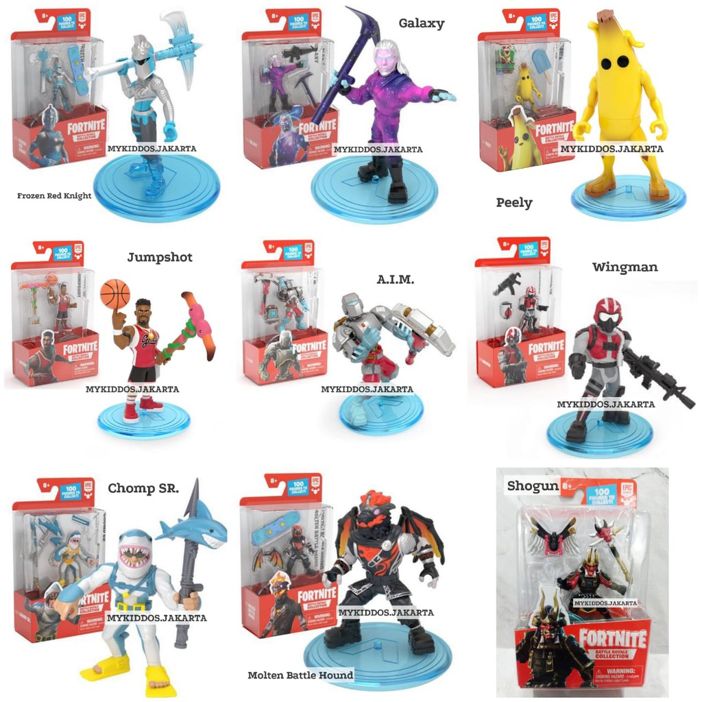 Fortnite Battle Royal Collection Mini Figure Solo Pack Set 1 [Original ...